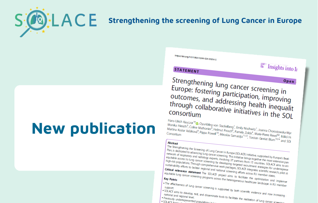 New SOLACE publication outlines aims of the project - SOLACE