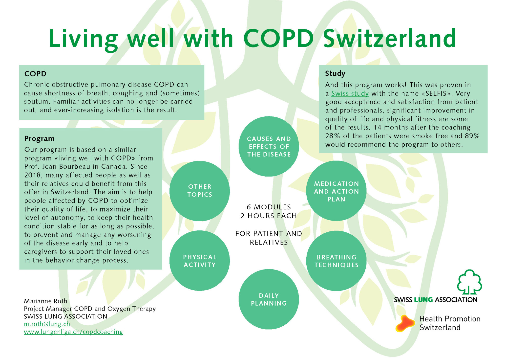 Swiss Lung Association poster - European Lung Foundation