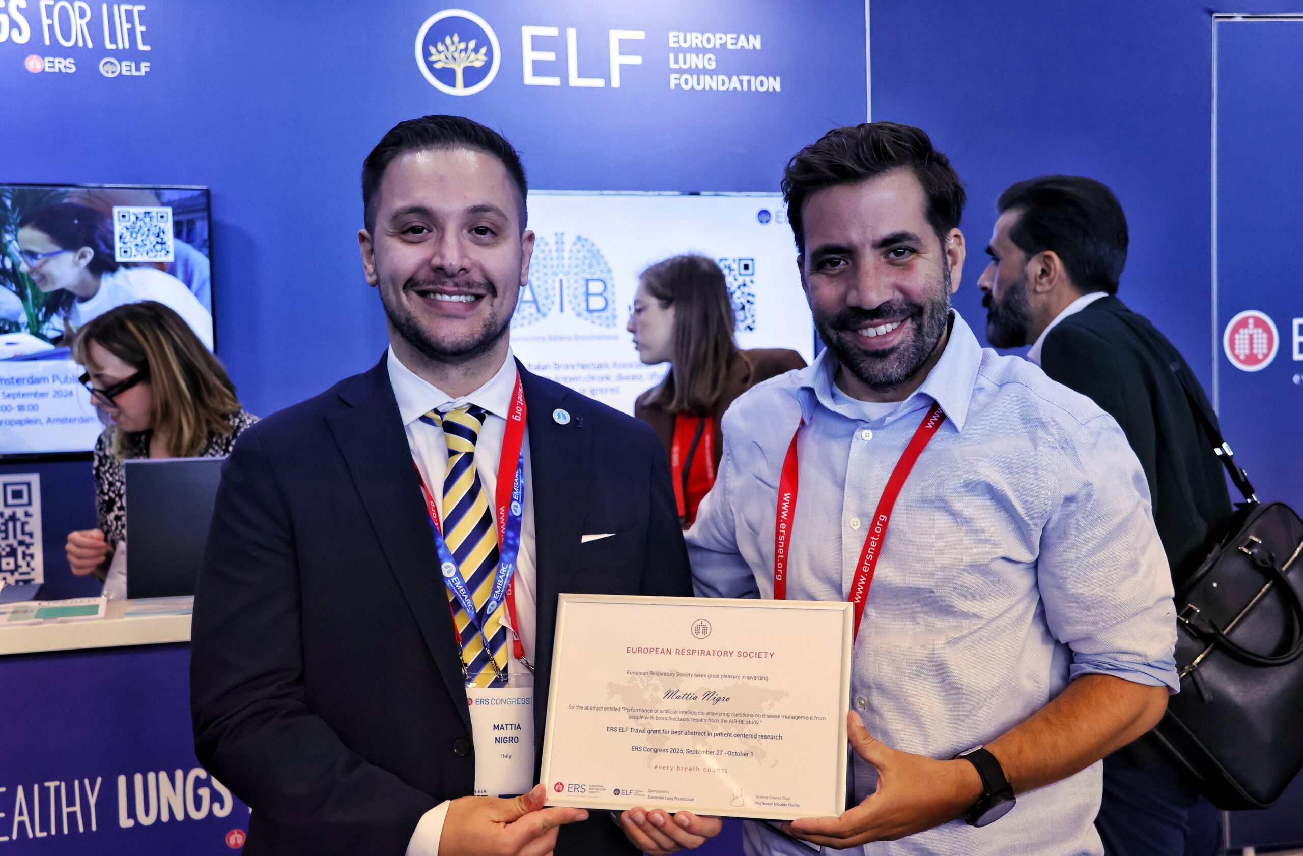 Abstract winners at the ERS Congress 2025 - European Lung Foundation